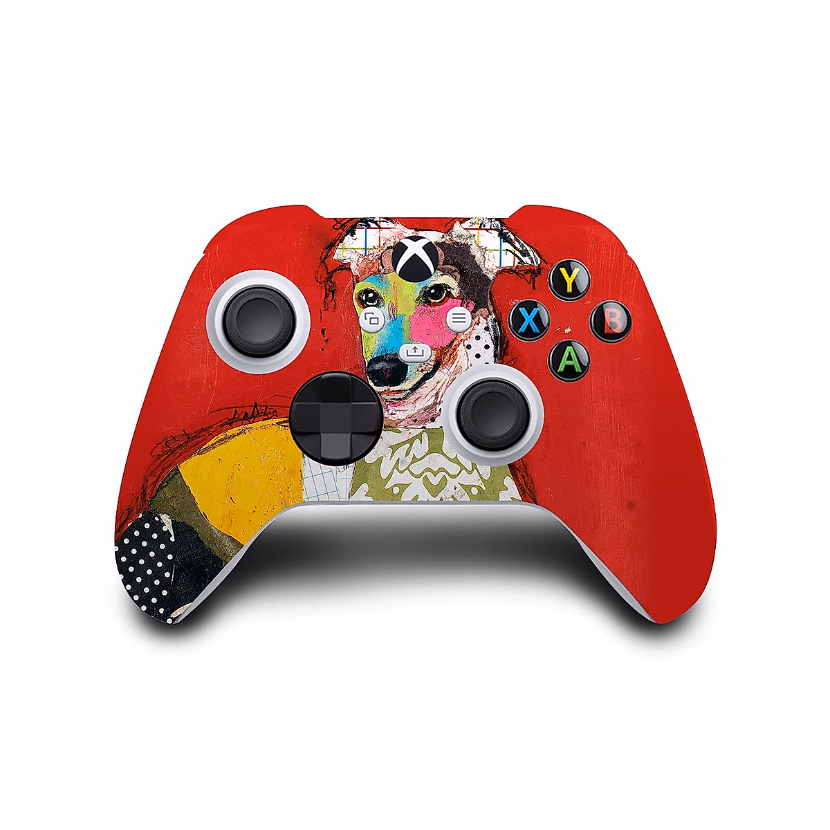 Head Case Designs Officially Licensed Michel Keck Greyhound Art Mix Vinyl Sticker Gaming Skin Case Cover Compatible with Xbox Series S Console and Controller Bundle