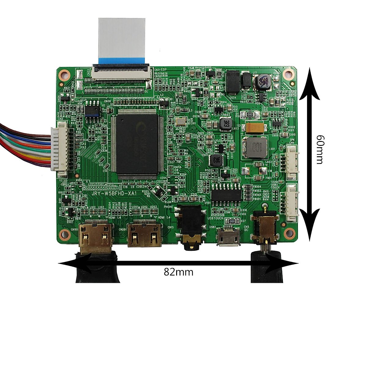 12.6 inch 1920x515 eDP IPS LCD Screen NV126B5M-N41 and 2Mini HDMI Micro USB LCD Controller Board,for DIY CPU GPU PC Computer Monitor Case