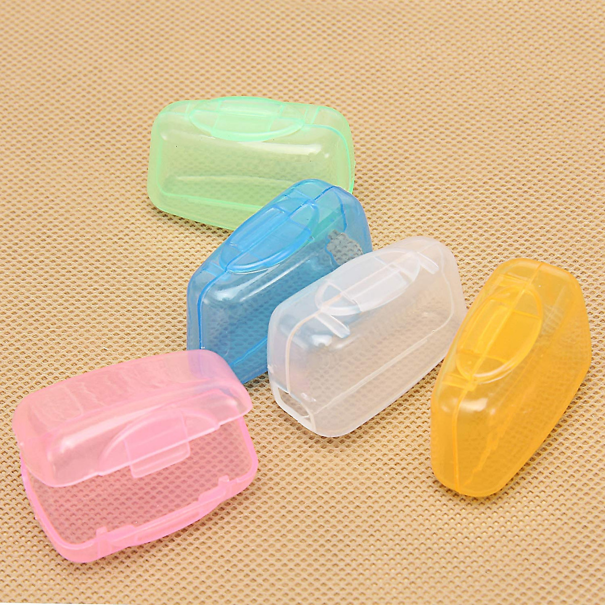 Senkary 20 Pieces Toothbrush Cap Covers Toothbrush Head Protector Case for Travel or Home, 5 Colors