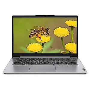 Lenovo Premium 14" Laptop, Intel Pentium Processor Up to 3.0GHz, 4GB Memory, 256GB SSD, Super-Fast WiFi, HDMI, Windows 11 (Renewed) (Gray)