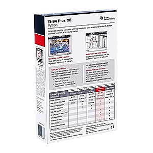 Scientific Graphic Calculator, Folima TI-84 Plus CE Color Graphing Instruments, Black 7.5 Inch