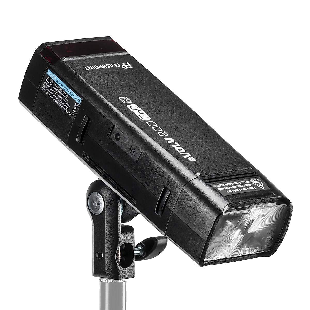 Flashpoint eVOLV 200 Pro TTL Pocket Flash Kit - AD200 Pro, Glow EZ Lock Quick Octa Large Softbox with Bowens Mount (36in), Handheld Grip S-Type Bracket Bowens Mount Holder for Speedlite Flash Softbox