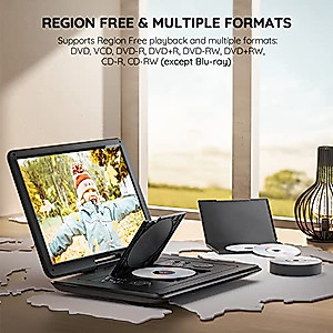 14.1" Portable DVD Player and 15.6" Portable DVD Player