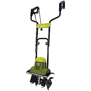 Sun Joe TJ600E Joe Inch 6.5 Electric Tiller/Cultivator, 14-IN 6.0 AMP, Green