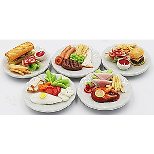 5 Mix Dollhouse Miniatures Food,Tiny Food,Dollhouse Miniatures