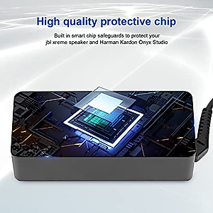 19V Adapter Charger for Harman Kardon Onyx Studio 7 6 5 4 3 2 1; JBL Boombox, Xtreme, Xtreme 2 Portable Bluetooth Waterproof Bluetooth Speaker Power Cord Supply