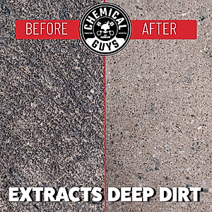 Chemical Guys Acc_201_Brush_HD Heavy Duty Tile, Grout, Stone with Drill Attachment, (Old Version) Red