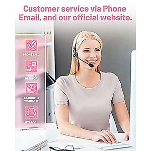 Pink Label Printer - Thermal Label Printer for Shipping Packages & Small Busines, Shipping Label Printer, Thermal Printer Compatible with Amazon Shopify Etsy Ebay FedEx USPS