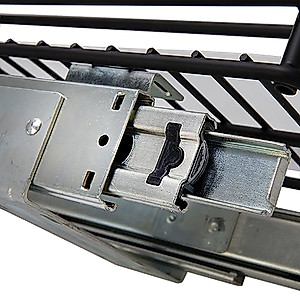 Household Essentials Narrow Sliding Cabinet Organizer, Two Tier Organizer, Matte Black, Great for Slim Cabinets in Kitchen, Bathroom and More, 5"