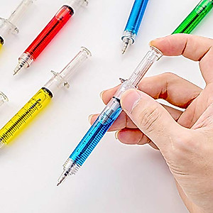 BestGrew® 4 Syringe Pens + 6 Syringe Highlighters Fluorescent Needle Watercolor Pen