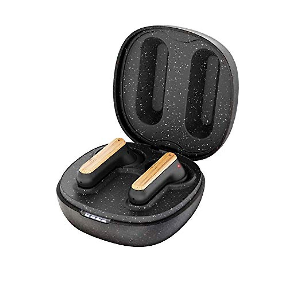 House of Marley Redemption ANC: Noise Cancelling True Wireless Earbuds with Microphone, Bluetooth Connectivity, 20 Hours Total Playtime, and Sustainable Materials, Signature Black