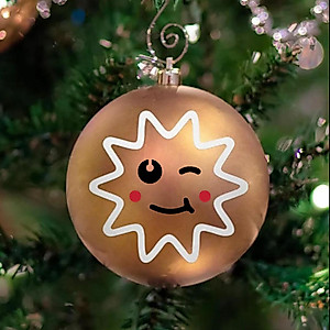 Christmas Stencils for Painting on Wood Slice 3inch,Snowman Face Stencils Xmas Gingerbread Face Stencil Holiday Templates for Christmas Tree Ornaments Gift Package Coffee Latte Decor