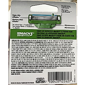 Gillette Mach 3 Sensitive Razor Refill 20 Cartridges