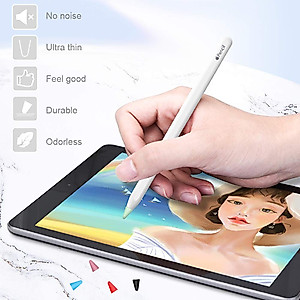 YINVA Cover for Apple Pencil Tips, Silicone Nib Mute Cap Accessories for Apple Pencil 1st/ 2nd Gen/USB-C Pen Tip(30 PCS,10 Colors)