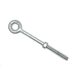 Galvanized Forged Eye Bolts: 1/4", 5/16", 3/8", 1/2", 5/8", 3/4" (2, 3/4" x 12")