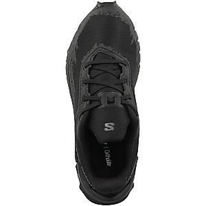 Salomon Men's Alphacross 4 Hiking Shoe, Black/Black/Black, 10