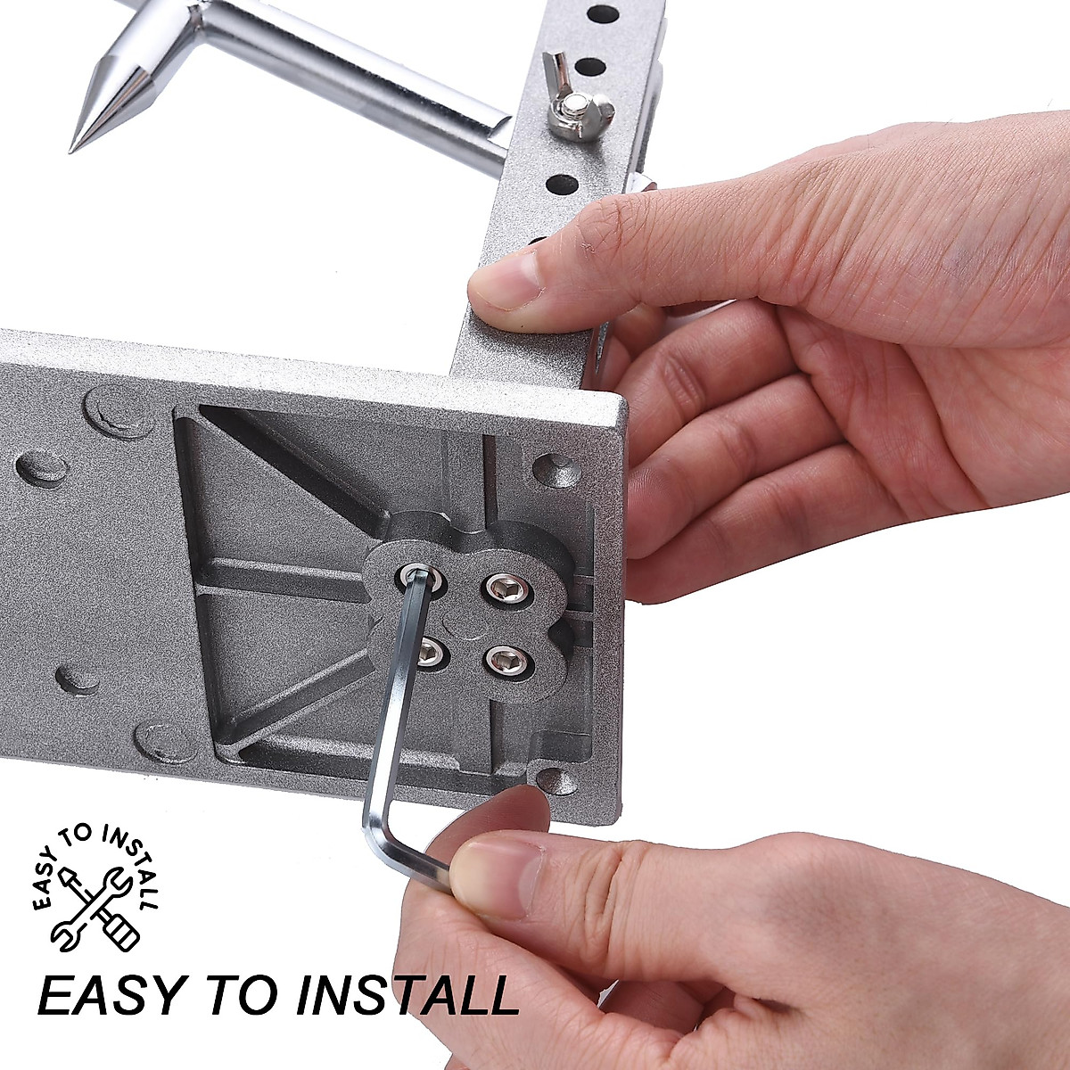 HILAZA Oyster Shucker Machine, Oyster Clam Shucking Tool Set Comercial Oyster Opener Kit