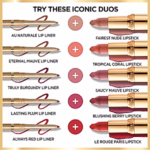 L’Oréal Paris Colour Riche Original Creamy, Hydrating Satin Lipstick with Argan Oil and Vitamin E, Berry Parisienne , 1 Count