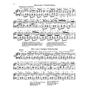 100 Volkslieder. Friedrich Silcher. Pianoforte (Piano Score) Nr 805 (B. Wolfe) [ Student Loose Leaf Facsimile Edition in German]