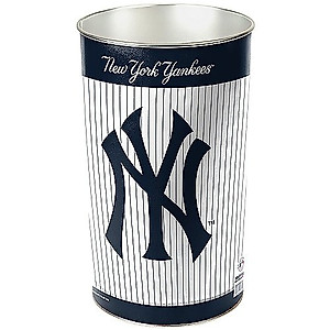 WinCraft New York Yankees MLB Tapered Wastebasket (15" Height)