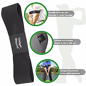Gadget Beyond Golf Swing Training Aid, Swing Correcting Arm Band Golf arm Training aid Black, Golf Swing aids Training,Golf Swing Trainer