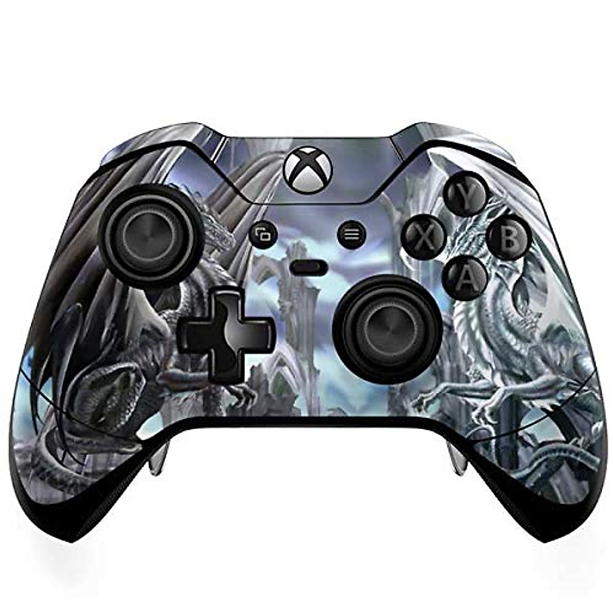 Skinit Decal Gaming Skin Compatible with Xbox One Elite Controller - Officially Licensed Tate and Co. Ruth Thompson Checkmate Dragons Design