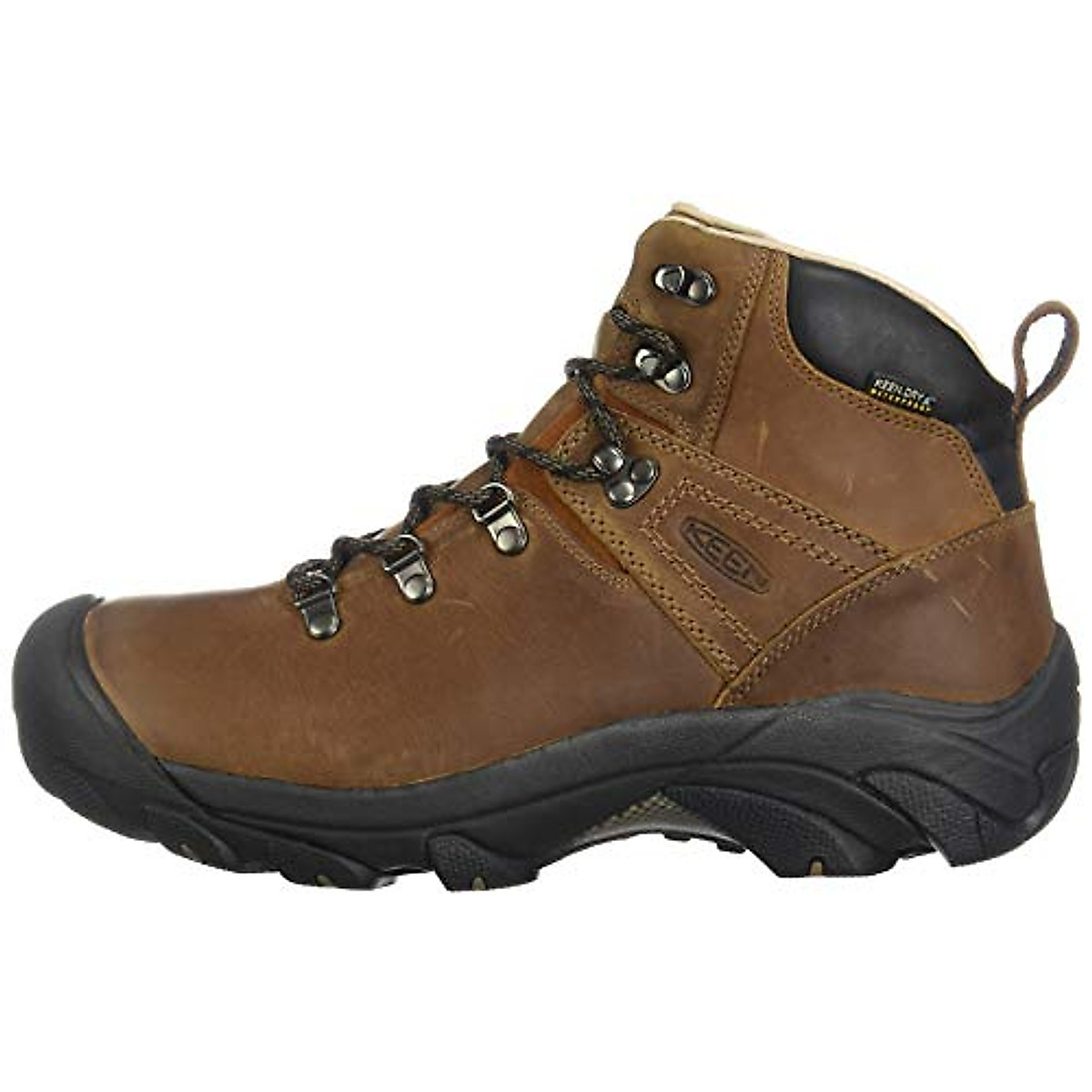KEEN Men's Pyrenees Mid Height Waterproof Hiking Boots, Syrup, 12