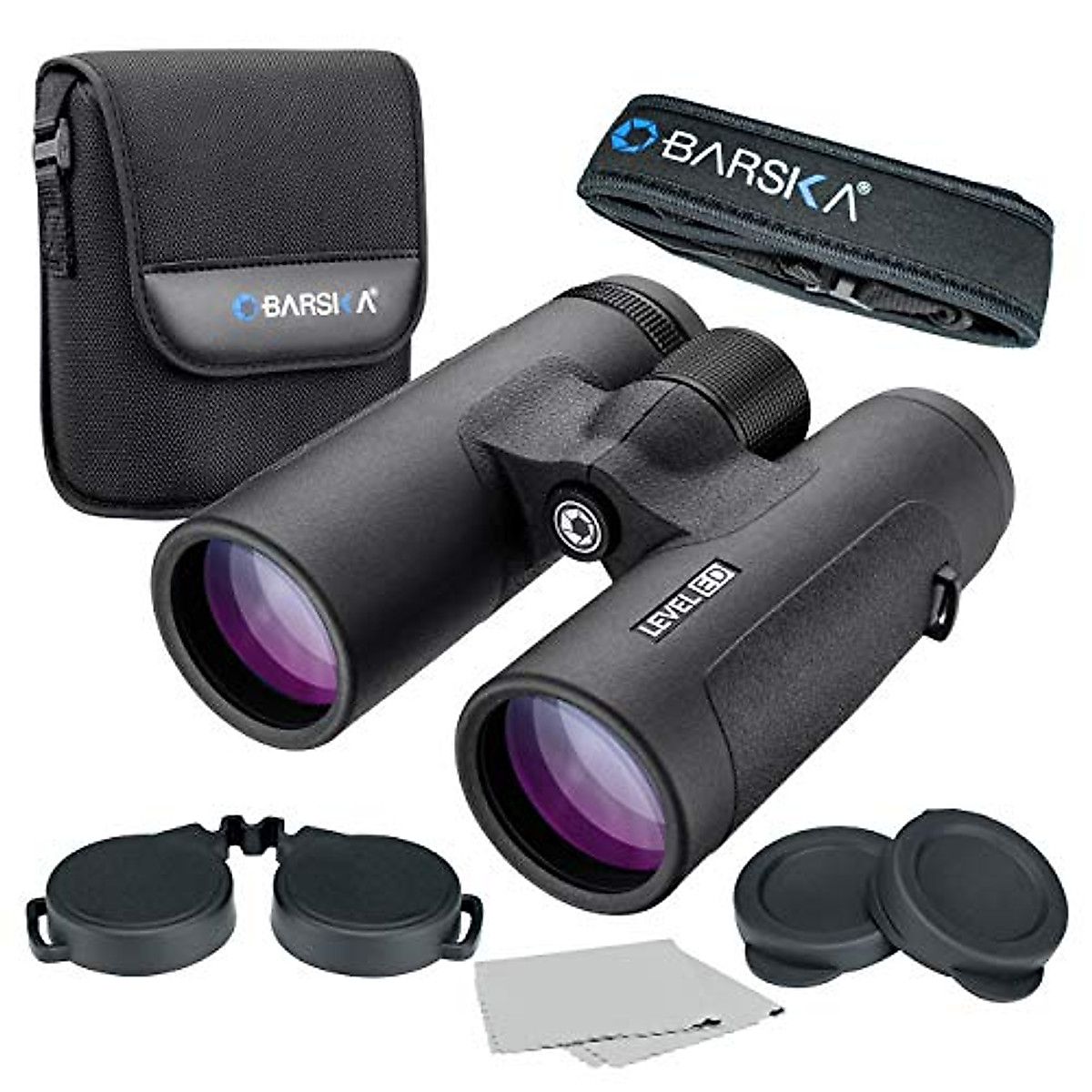 BARSKA AB12992 Level ED Waterproof Binoculars 10x42, Multi, One Size