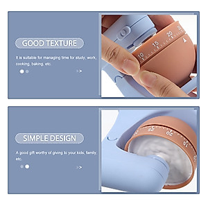 SHERCHPRY Kids Clock Hand Mixer Electric Household Time Reminder, Mechanical Timer, Boiling Egg Timer, Baking Time Reminder Handheld Mixer Kitchen Timer