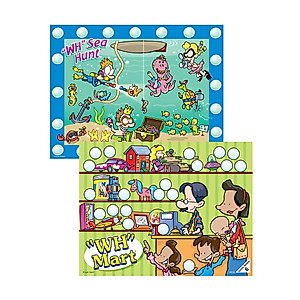 Super Duper Publications | WH Chipper Chat® Magnetic Game with Magic Wand | Educational Learning Resource for Children