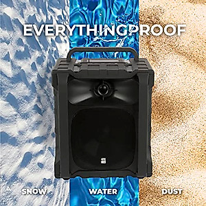 Altec Lansing Sonic Boom - Waterproof Bluetooth Speaker with Phone Charger, IP67 Outdoor Speaker, 3 USB Charging Ports, 50 Foot Range & 20 Hours Battery Life