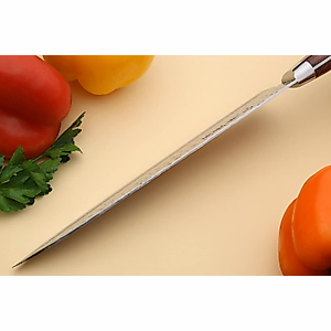 Yoshihiro VG10 16 Layer Hammered Damascus Gyuto Japanese Chefs Knife (9.5" (240mm))