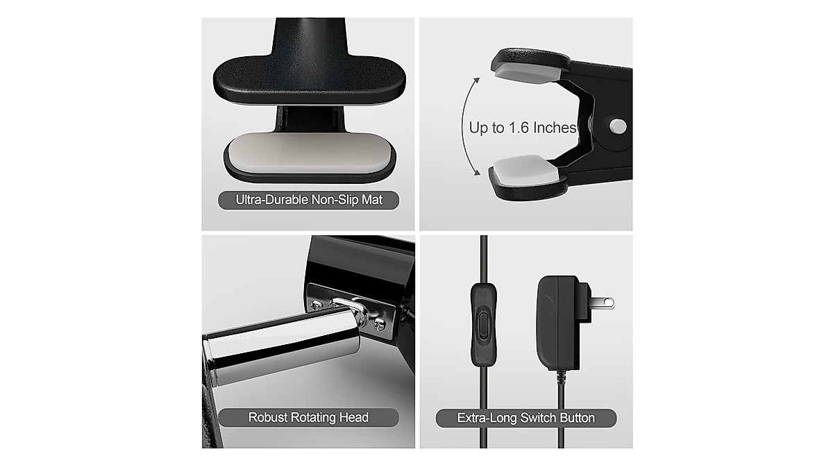 Deeloop 5W Clip on Light - Ultra Bright & Flexible