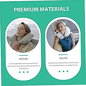 HEALEEP Single Hole Ear Pillow Traveling Pillow Car Head Rest Travel Pillow Car Gadgets Car Accessories for Wear-Resistant Neck Pad Car Acessories Office Dedicated Nap Pillow