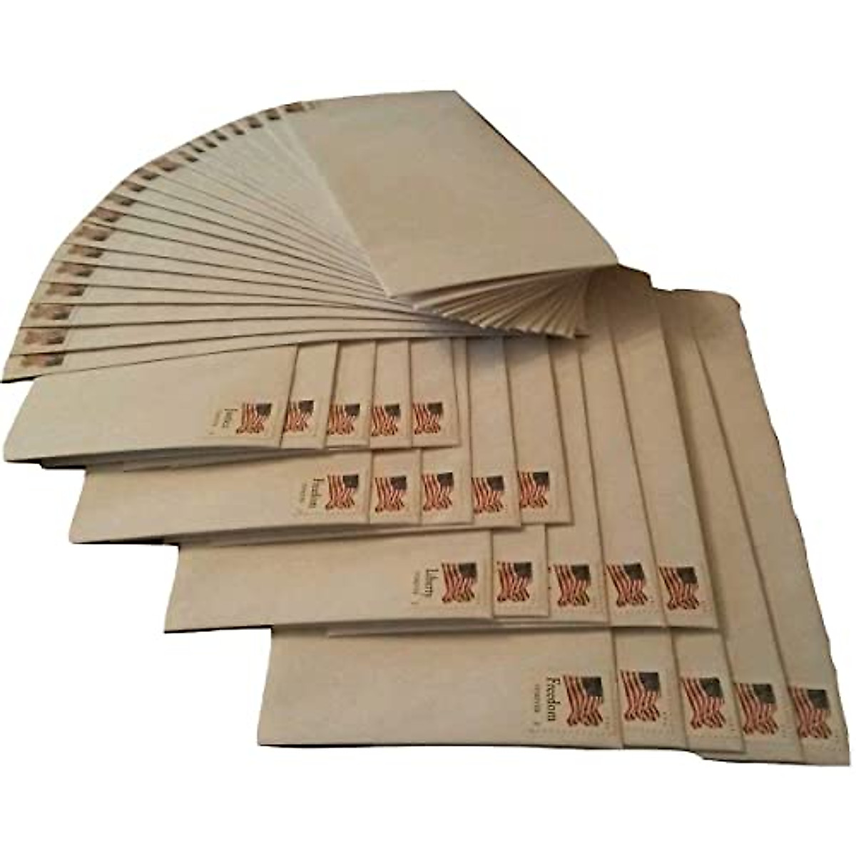 20 Forever Stamped Envelopes #10 Self Seal Security Envelopes (4-1/8 x 9-1/2 inch) (USPS Stamp Design Varies)