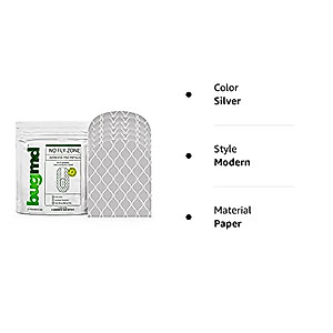 BugMD No Fly Zone Refiller Pad (6 Pads) - Extra-Strong Adhesive Traps, Indoor Insect Trap Refill, No Harsh Chemicals, Household Friendly, Fly Trap Refill, Flea Trap Refills, Bug Trapper