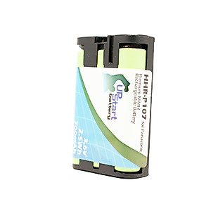 3 Pack - Replacement for Panasonic KX-TGA600S Battery - Compatible with Panasonic HHR-P107 Cordless Phone Battery - Compatible with KX-TGA600B PQSUHGLA1ZA KX-TG6051M KX-TGA510M KX-TG6021M