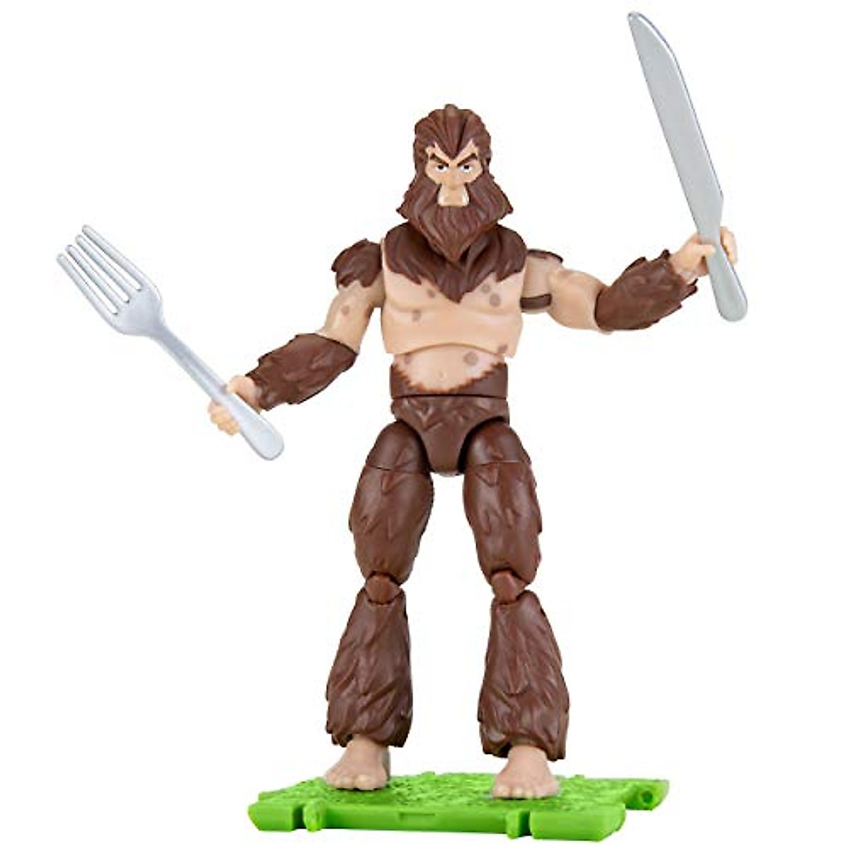 Fortnite Alchemist Squad Mode, 4 Figure Pack - 4 Inch King Flamingo, Prickly Patroller, Bigfoot, Elite Agent Collectible Action Figures, Plus 5 Harvesting Tools, 4 Weapons, 4 Building Materials