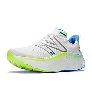 New Balance Women's WMORV4 Running Shoe, White/Cobalt, 8