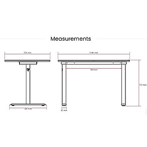 Arozzi Arena Leggero Gaming and Office Desk with Full Surface Water Resistant Desk Mat Custom Monitor Mount Cable Management Cut Outs Under The Desk Cable Management Netting - Red