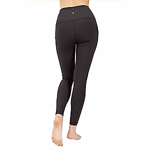 90 Degree By Reflex High Waist Tummy Control Interlink Squat Proof Ankle Length Leggings - Black - XL