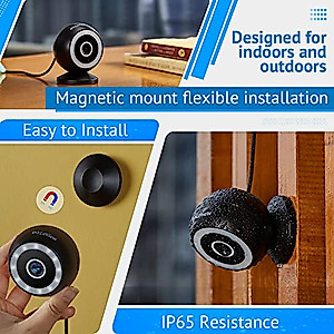 LaView 4MP 2K Security Cameras Outdoor Indoor Wired,IP65, Starlight Sensor & 100 Ft Night Vision,Motion/Person Detection,2-Way Audio/Spotlight,US Cloud,Compatible With Alexa,iOS & Android & Web Access