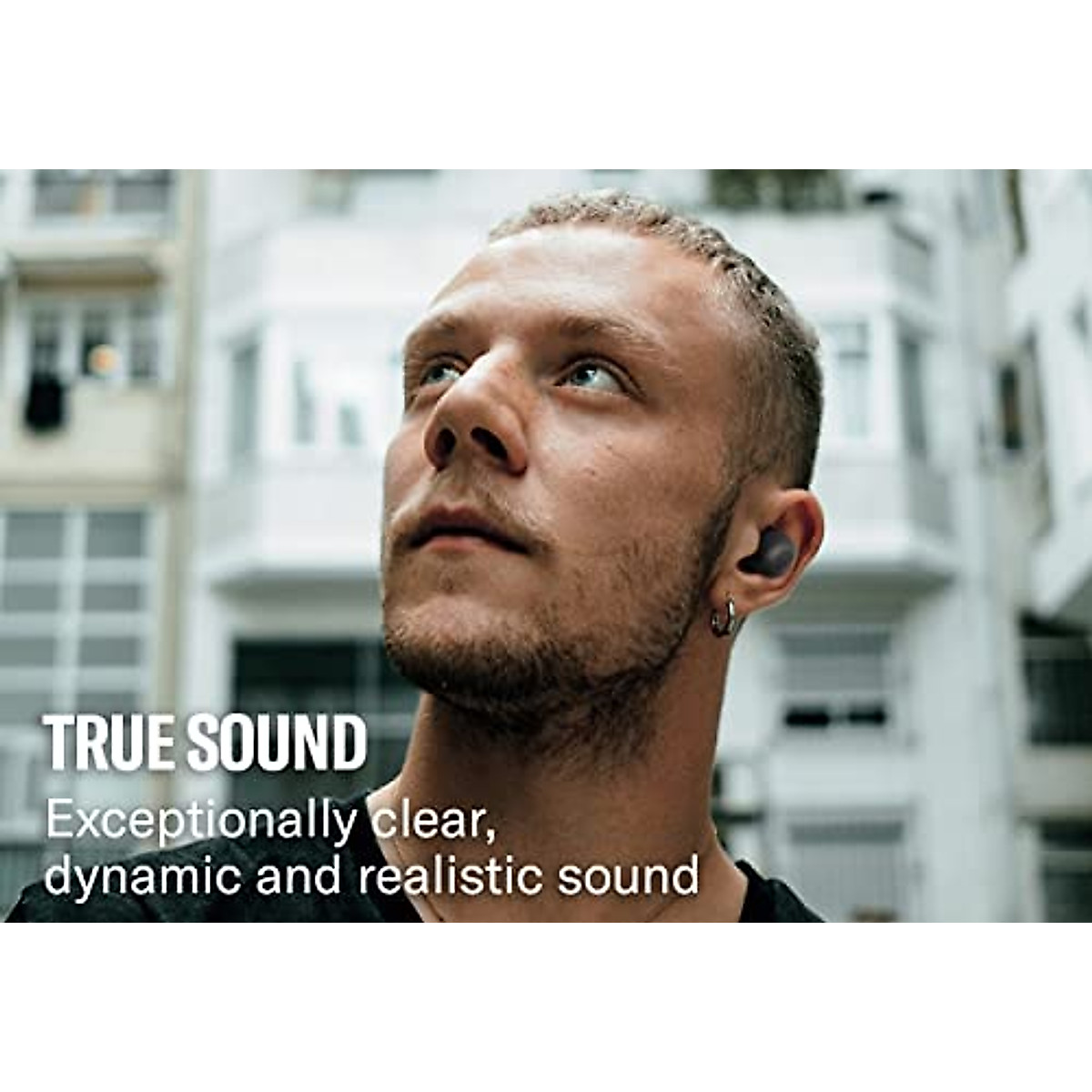 YAMAHA TW-E3B Premium Sound True Wireless Earbuds Headphones, Bluetooth 5 aptX, Charging Case, Water-Resistant, Sweat-Resistant for Sport, Ultra Compact, Lightweight, Easy Controls (Black)