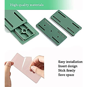 16 Pcs Self-Adhesive Desktop Socket Fixer, 2023 New Adhesive Punch Free Socket Holder, Premium Wall-Mounted Plug Fixer Sticker Desktop mountable Plug-in Socket Fixer Bracket Stand
