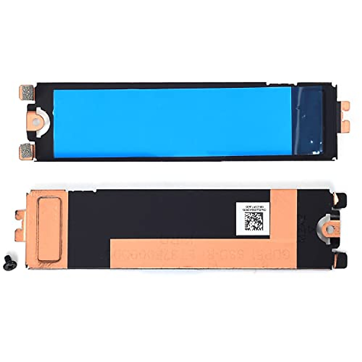 Slot 2 M.2 SSD Hard Drive Heatsink Cover with Thermal for Dell XPS 15 9520 9510 9500, Dell XPS 15 9520 9510 SSD Heatsink P/N: 04TW9C 4TW9C 3JJDG 03JJDG, for SSD-R