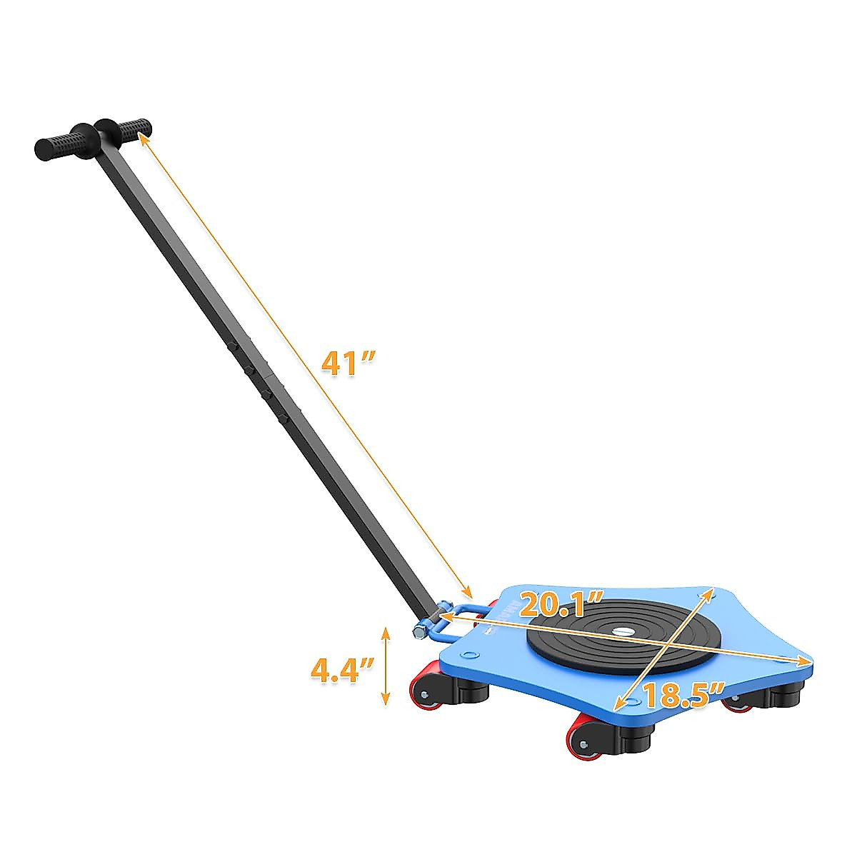 Amarite Machine Skate 8800lbs Capacity-Heavy Duty Machinery Mover Dollies with 360 Degree 5 Swivel Rollers for Industrial Use - Equipment Skates Moving Roller for Warehouse and Workshop Transporting