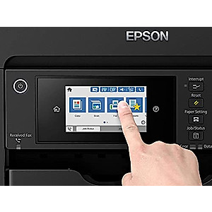 Epson Workforce Pro WF-7820 Color Inkjet Wireless All-in-One Printer - Print Scan Copy Fax - 4.3" Touchscreen Display, 4800 x 2400 dpi, 13"x19", 50-Sheet ADF, 25 ppm, Auto 2-Sided Printing