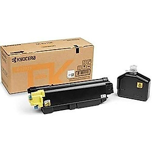 Kyocera 1T02TVAUS0 Model TK-5272Y Yellow Toner Kit For use with Kyocera ECOSYS M6235cidn, M6630cidn, M6635cidn and P6230cdn A4 Multifunctional Printers; Up to 6000 Pages Yield at 5% Coverage