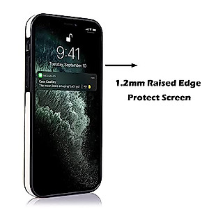 Obbii Marble Leather Flip Case Wallet Compatible with iPhone 12 Pro Max 6.7" Card Holder White Gold Marble Case Sleeve with Card Slots Protective Case for iPhone 12 Pro Max 6.7”