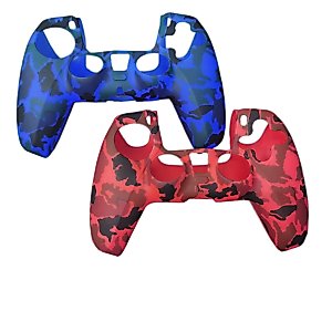 Bealuffe Controller Covers 2 Pack with Thumb Grip Caps